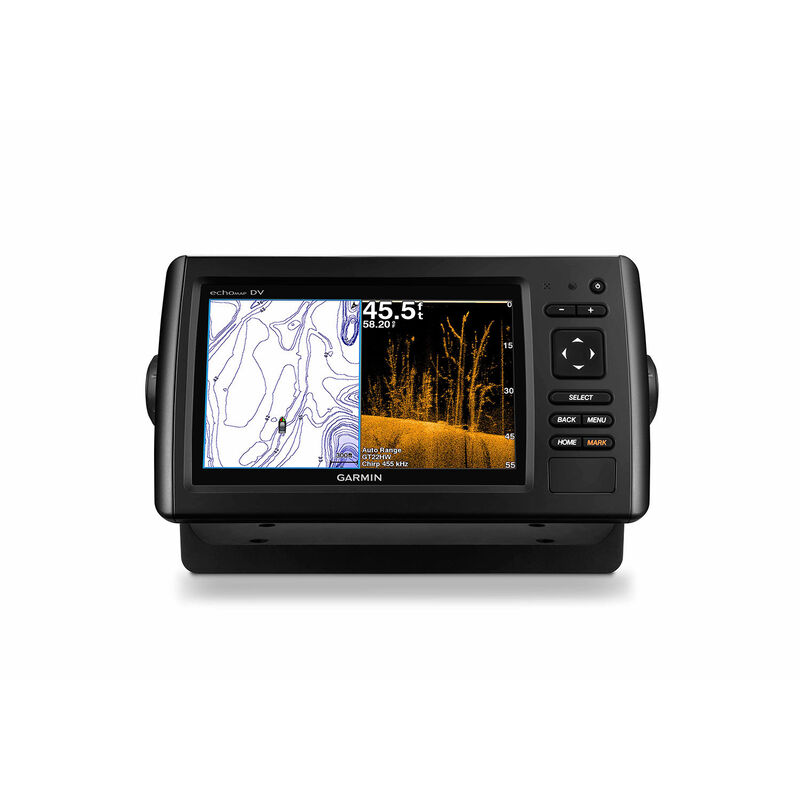 GARMIN echoMAP CHIRP 73dv Fishfinder/Chartplotter with GT22-TM ClearVü ...
