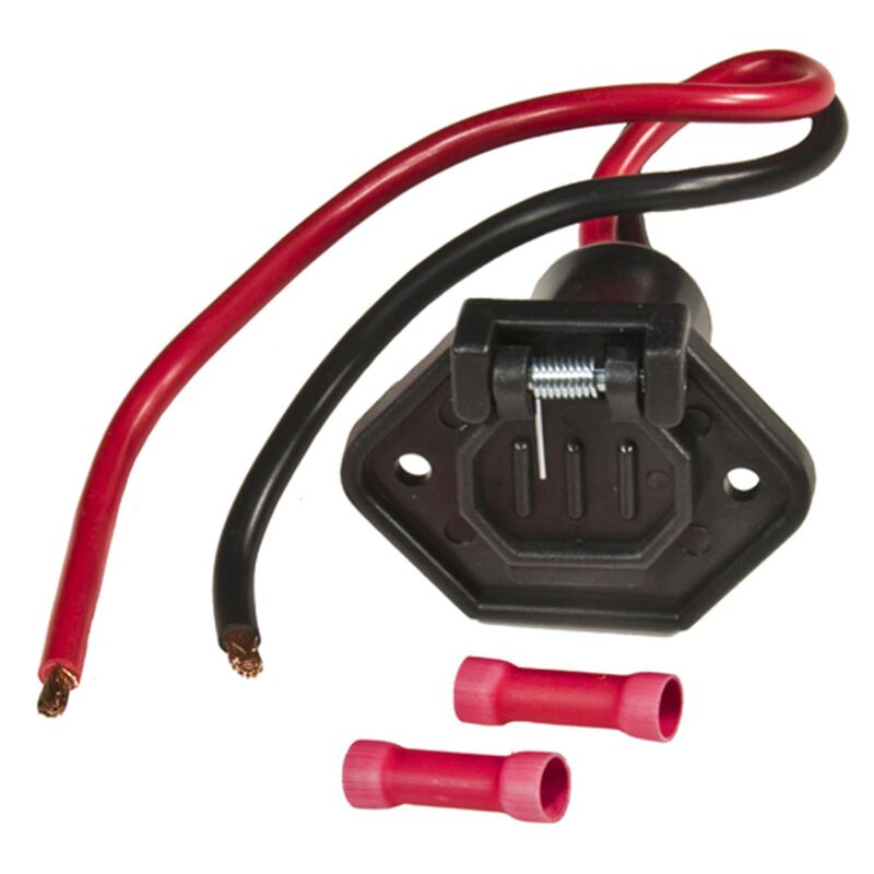 SIERRA Male Boat Side Trolling Motor Plug, 12V | West Marine