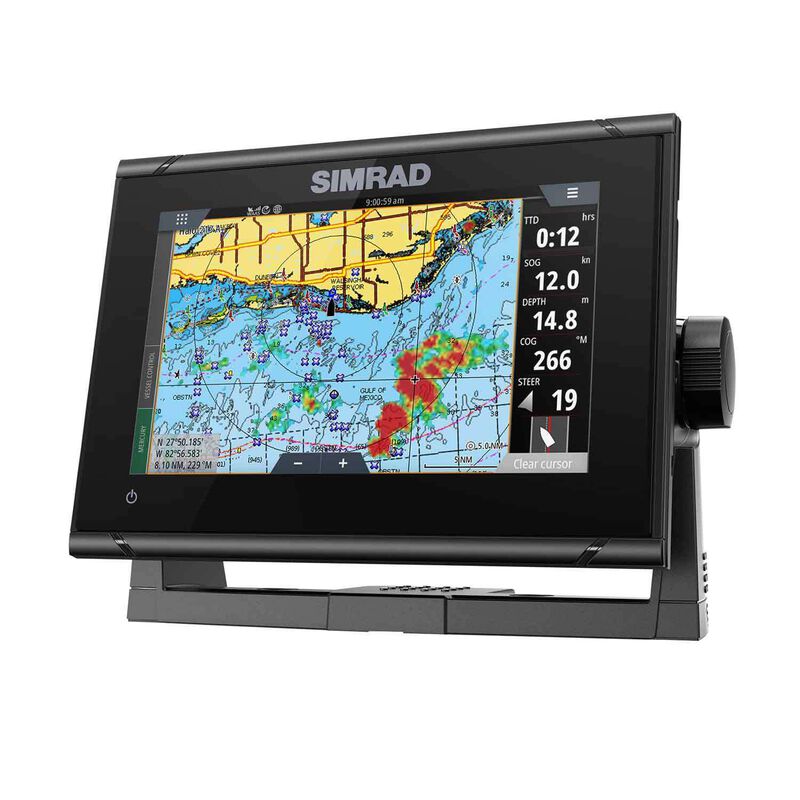 SIMRAD GO7 XSR Fishfinder/Chartplotter Combo with C-MAP DISCOVER Charts ...