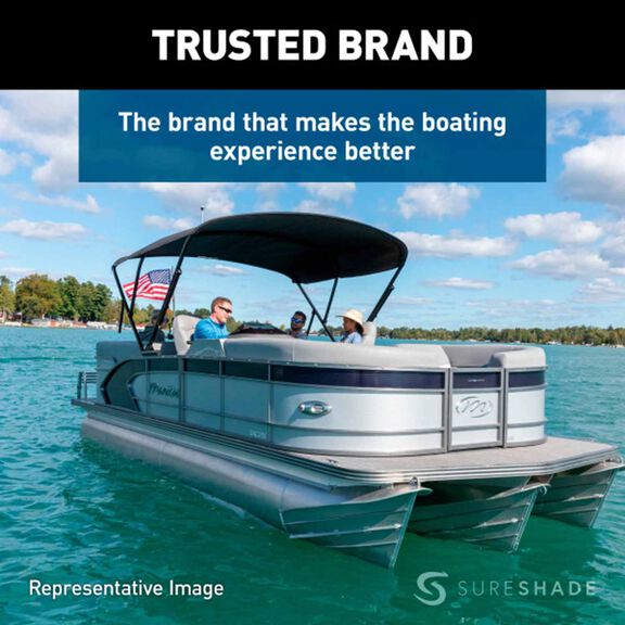 SURESHADE SureShade Hardwired 12V Pontoon Bimini Tops