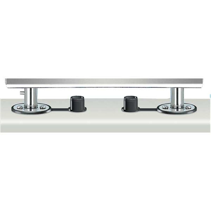 MAGMA Dual Flush Deck Socket Table Mount, Locking | West Marine