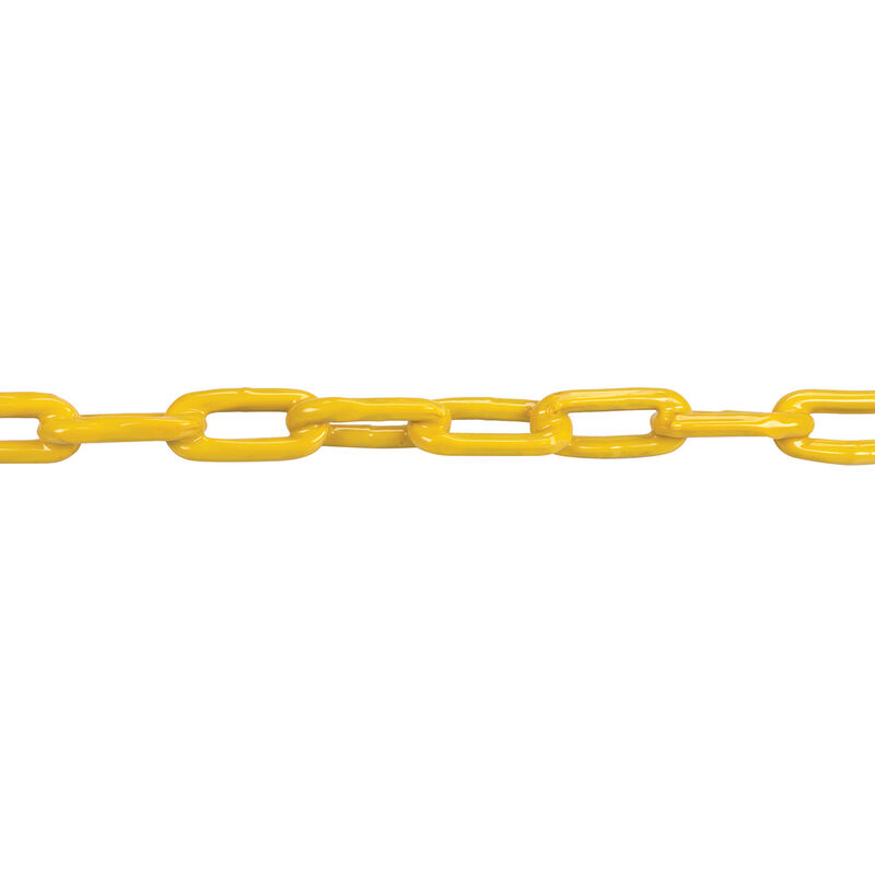 GREENFIELD PRODUCTS PVC-Coated Chain, Yellow, 1/4" x 4' | West Marine