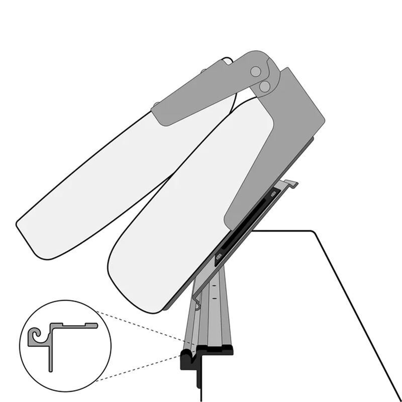 WISE SEATING 33" Sure Mount Seat Bracket Kit | West Marine