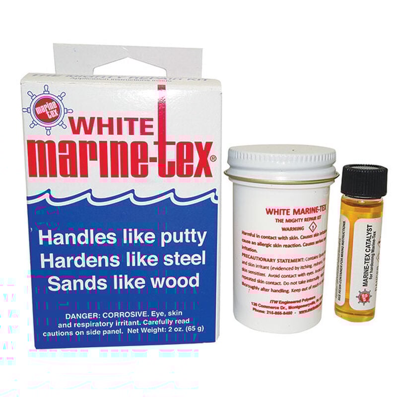 TRAVACO Marine-Tex® Epoxy Putty Repair Kit, White, 2 oz. | West Marine