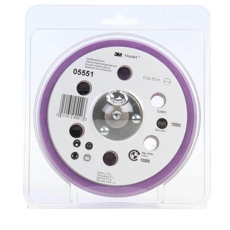 3M Hookit Clean Sanding Painter's Backup Pad | West Marine