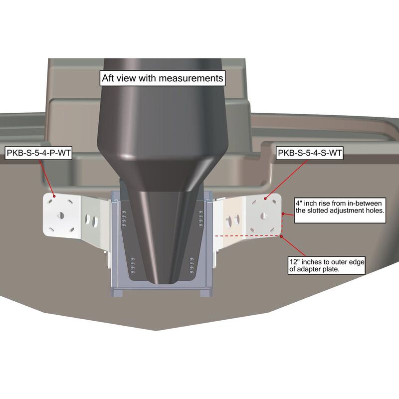 POWER-POLE Side-Mounted Shallow Water Anchor Adapter Plate Kit | West ...