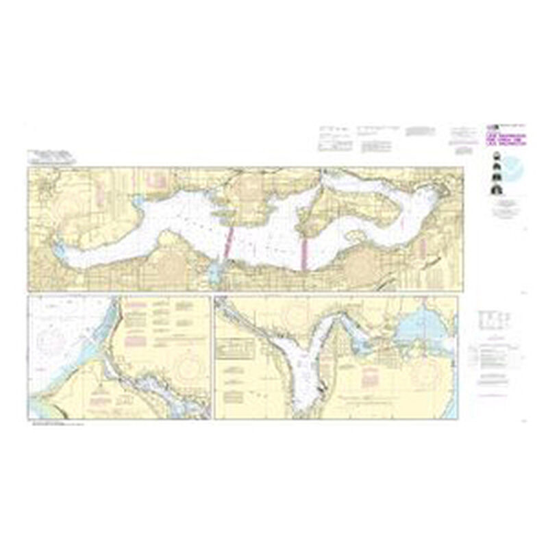 NOAA Nautical Chart 18447 Lake Washington Ship Canal and Lake ...