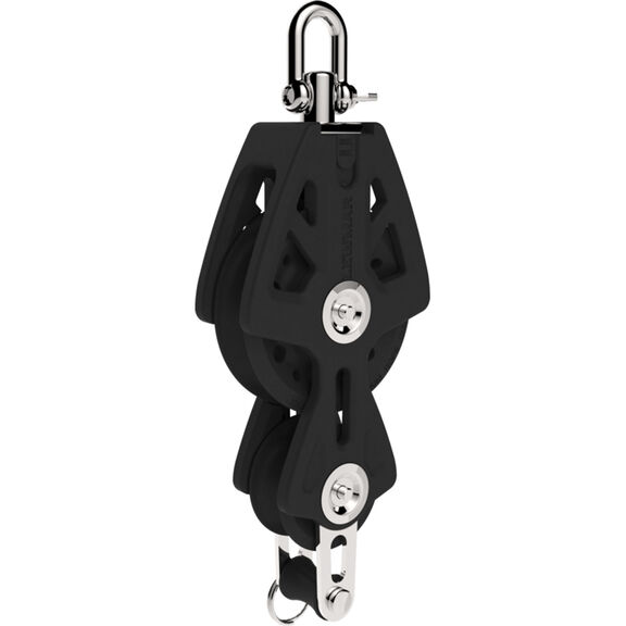 LEWMAR 72mm Synchro Block, Fiddle with Becket