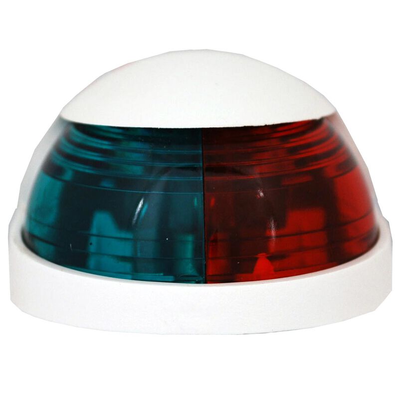 ATTWOOD Quasar Deck Mount Bi-Color Navigation Light, White Housing ...