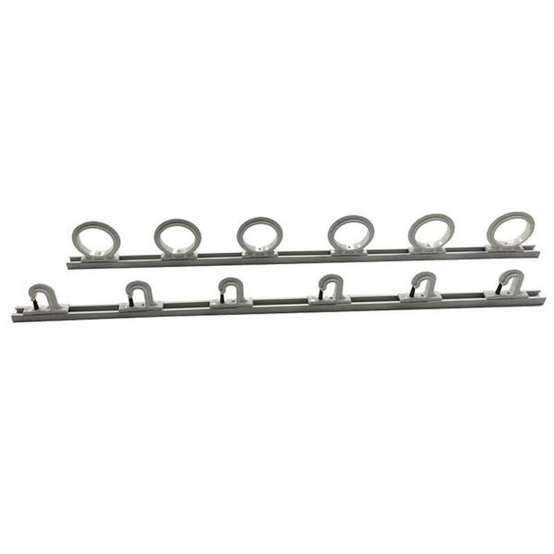 DU-BRO 4' Trac-A-Rod Fishing Rod Rack, Holds 12 Rods | West Marine