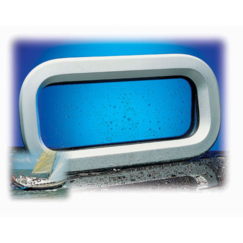 LEWMAR Atlantic Size 40 Portlight, Thick Hull Valence, 7 1/16"H x 18 1/ ...