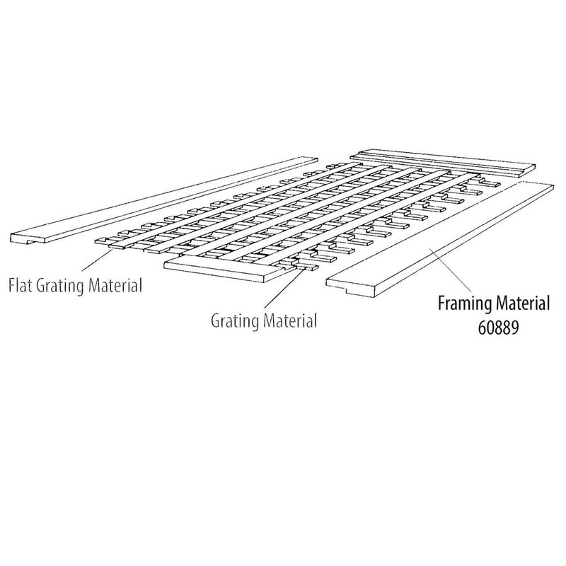 60889 Cockpit Grate Framing Material, 2 3/4" x 48" | West Marine