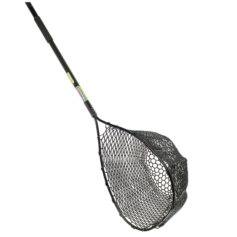 ED CUMINGS Pro Guide Extendable Handle Rubber Landing Net | West Marine