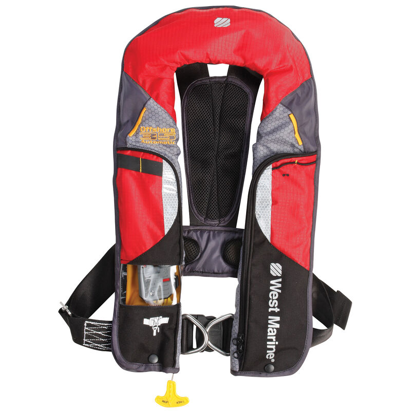 WEST MARINE Offshore Automatic Inflatable Life Jacket with Harness ...