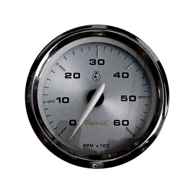 FARIA INSTRUMENTS Kronos Series Tachometer, 6000 rpm | West Marine