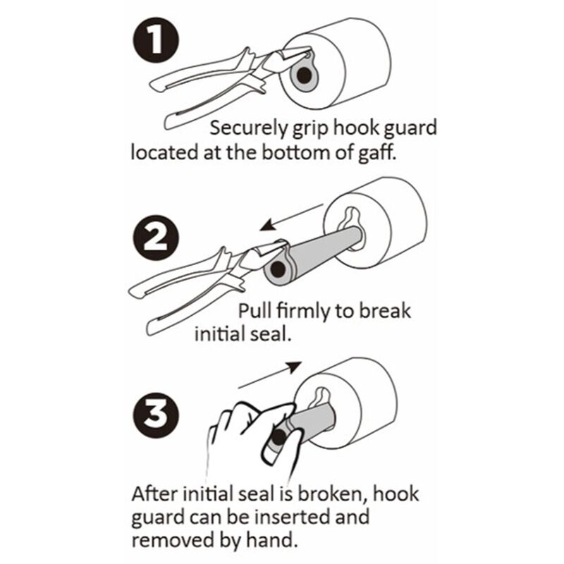 BLACKTIP 48" Aluminum Gaff with 3" Stainless Steel Hook | West Marine