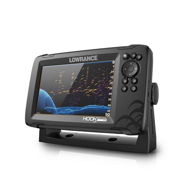 LOWRANCE HOOK Reveal 7 Fishfinder/Chartplotter Combo with TripleShot ...