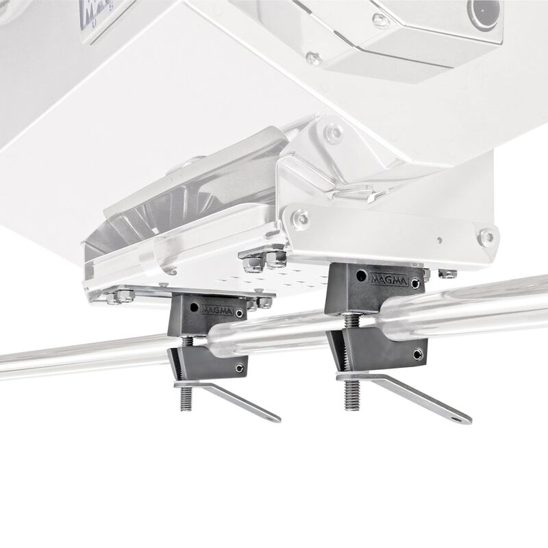 MAGMA Magma Grill Dual-Horizontal Mount for Round Rail | West Marine