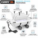 CUDDY 40qt. Cuddy Floating Cooler and Dry Storage Vessel with Cuddy ...