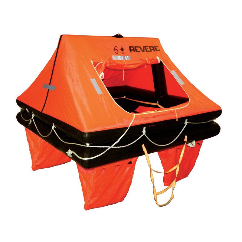 REVERE SURVIVAL Offshore Commander 2.0 Life Raft 6-Person Valise | West ...