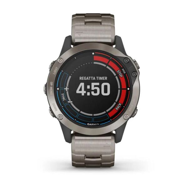 GARMIN Quatix 6 Titanium Smart Watch, Sapphire Edition