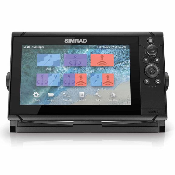 Simrad Cruise 9 Chartplotter & Fishfinder - US Coastal Charts