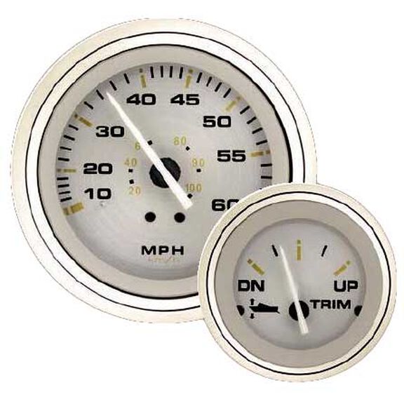 SIERRA Gold Sterling - Speedometer Kit 35 MPH (Pitot type), 3", 5-35 ...