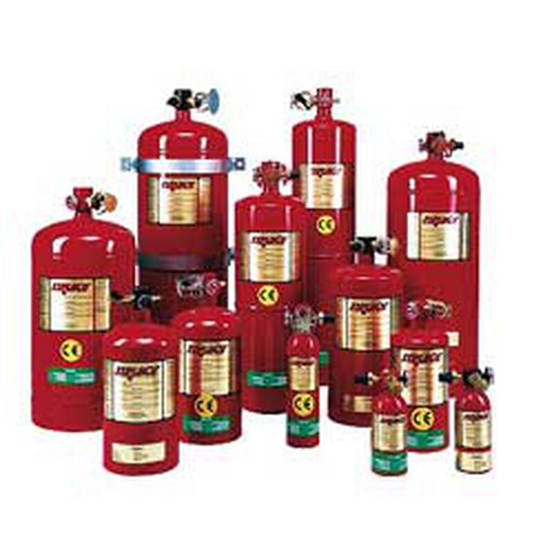 FIREBOY-XINTEX MA2 Fire Extinguisher, HFC-227ea Suppression Agent ...