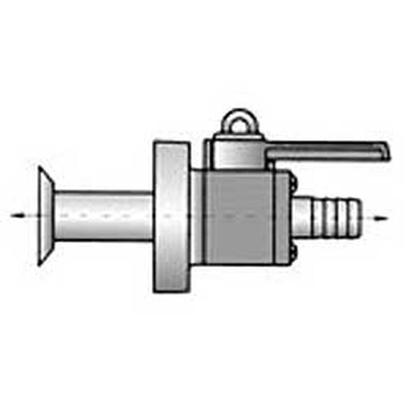 FORESPAR 1/2" Flush Thru-Hull Valve