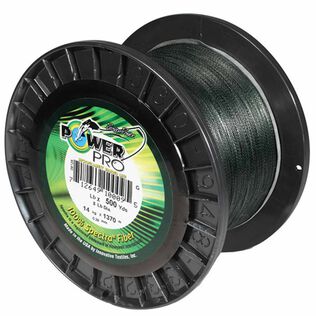POWER PRO Spectra Braided Fishing Line, Green, 500 yds.