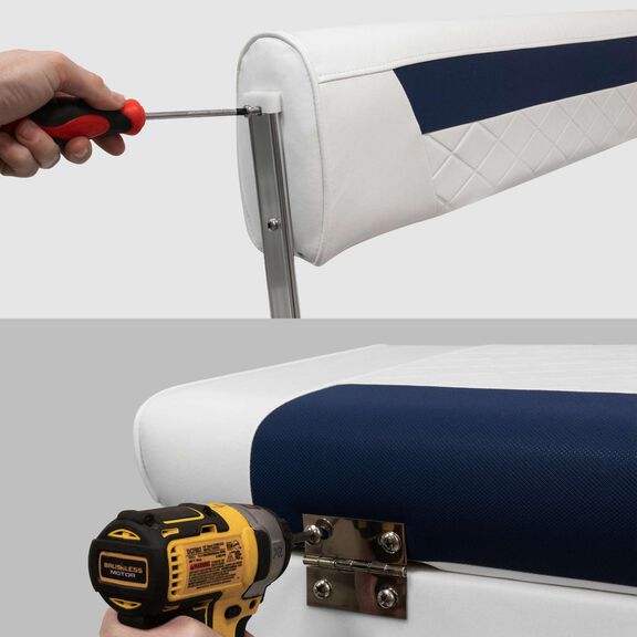 Wise Swingback Boat Seat Cushion Set 62/70 Qt