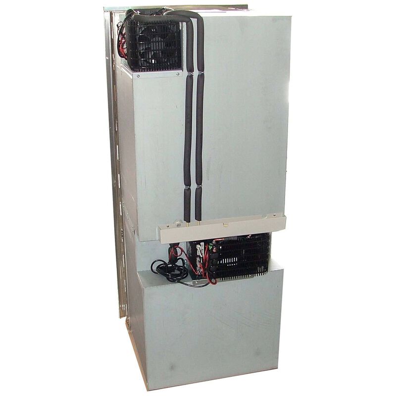 ISOTHERM Cruise 195 Classic Fridge/Freezer - AC/DC, Left Swing, Black ...