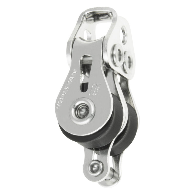 RONSTAN Series 15 Double Block with Becket, Loop Head | West Marine