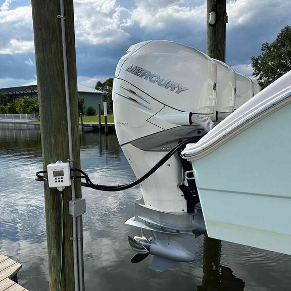 SEAMULE Flushmaster Automated Outboard Engine Flushing System, 4-Outlet ...