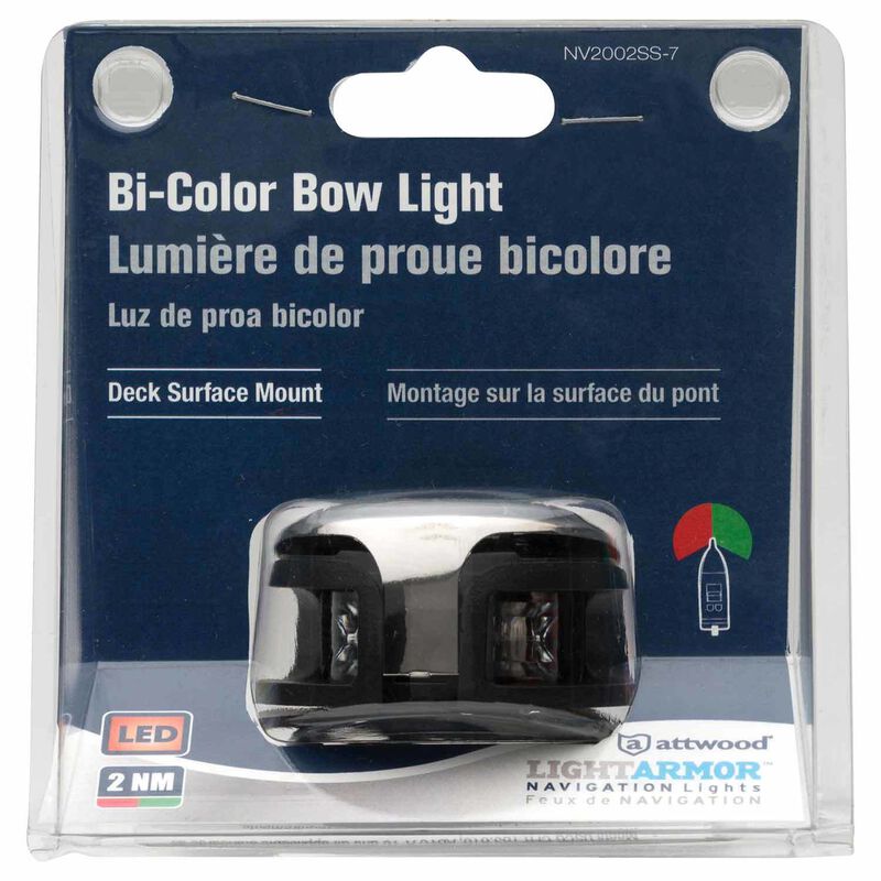 ATTWOOD Deck Mount LED Bi-Color Navigation Light | West Marine