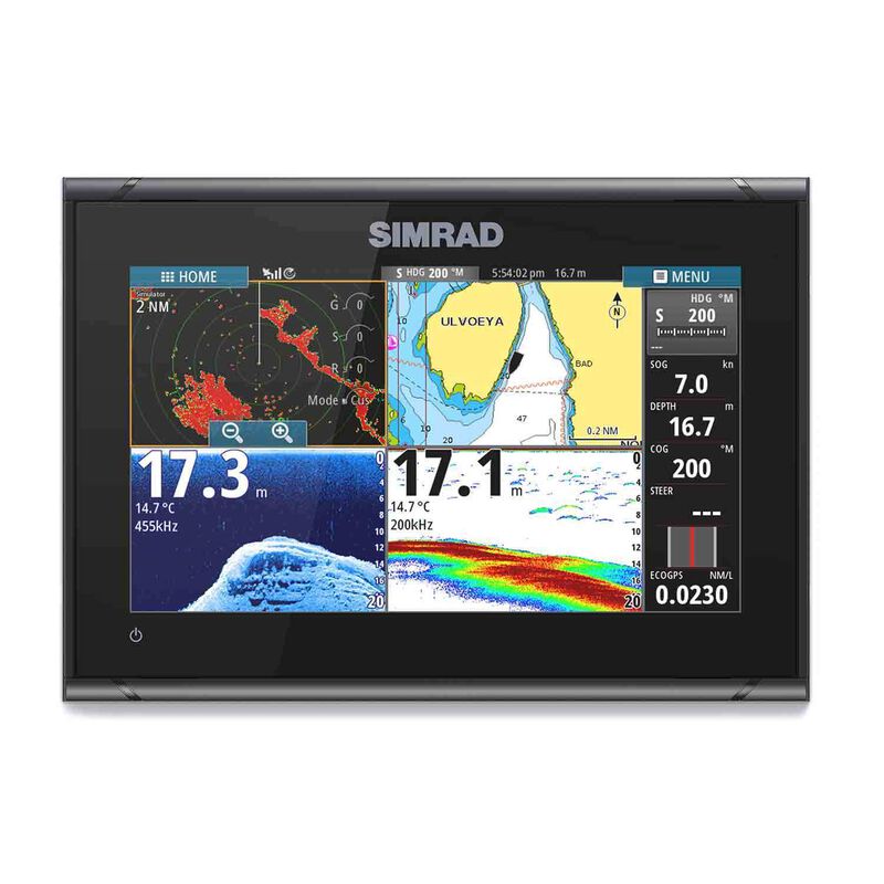 SIMRAD GO9 XSE Multifunction Display Bundled with TotalScan™ Transducer ...