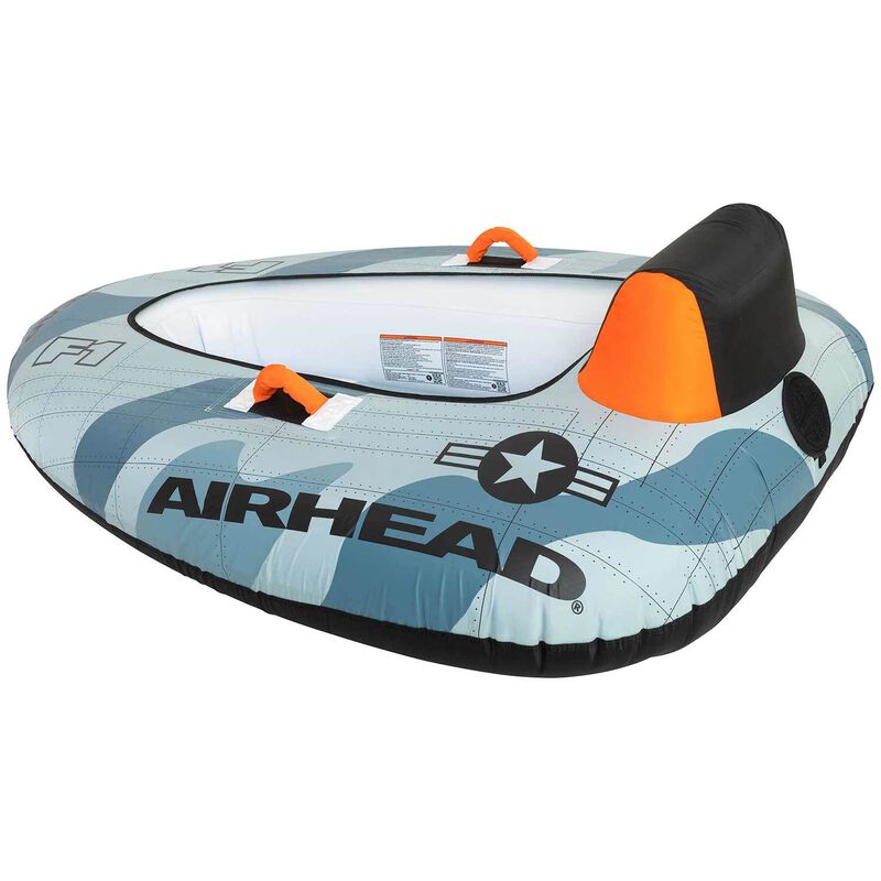 AIRHEAD F-1 Fighter Jet 1-Person Towable Tube Kit | West Marine
