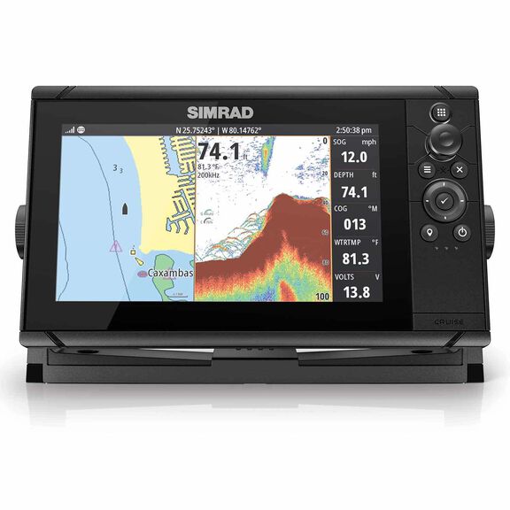 Simrad Cruise 9 Chartplotter & Fishfinder - US Coastal Charts