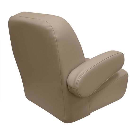 WISE SEATING Premier Series Mid Back Pontoon Helm with Flip Up Arm Rests