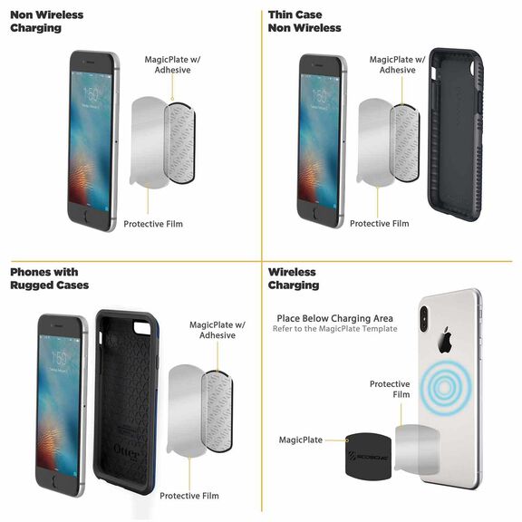 SCOSCHE MagicMount™ Window Magnetic Mount for Mobile Devices