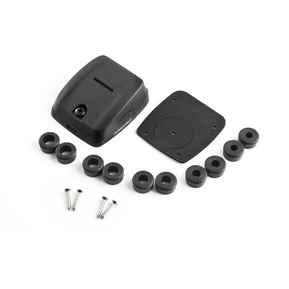 SCANSTRUT Horizontal Double Cable Seal, Black