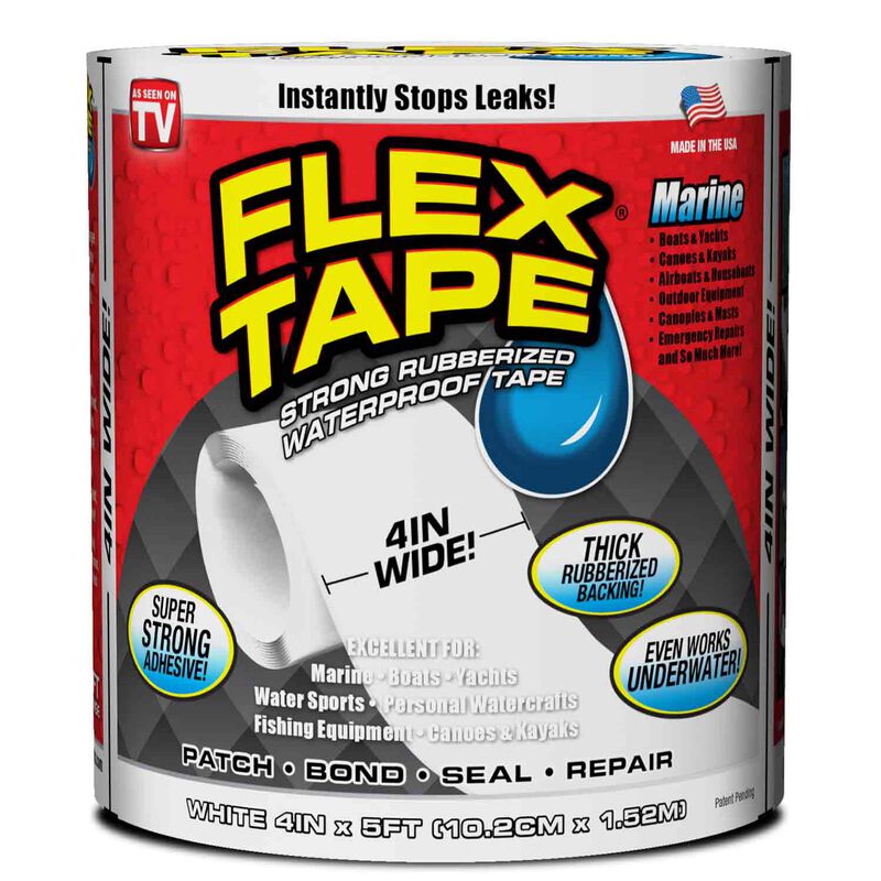 FLEX SEAL 4" Flex Tape Marine, White | West Marine