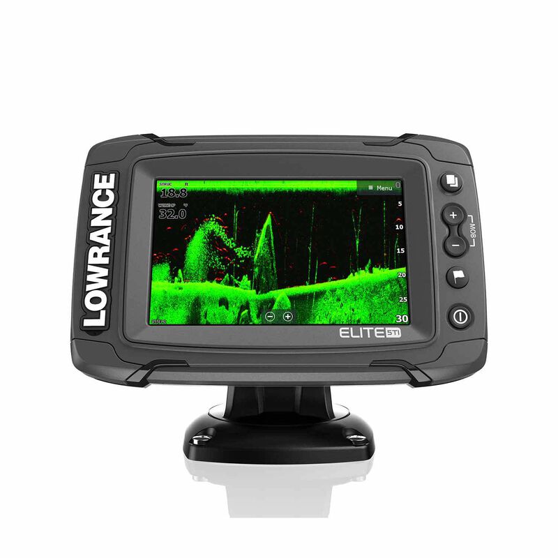 LOWRANCE Elite-5 TI Fishfinder/Chartplotter Combo with TotalScan ...
