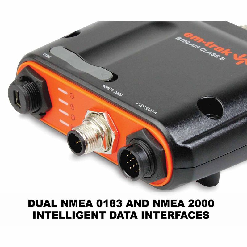 EM-TRAK MARINE ELECTRONICS B100 AIS Class B Transceiver | West Marine