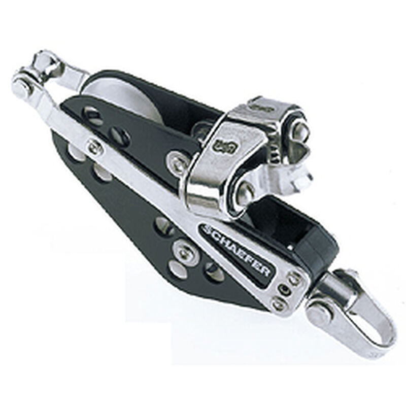 SCHAEFER 5 Series Ball-Bearing Block, Cheek, Aluminum, 1,500lb. SWL, 7 ...