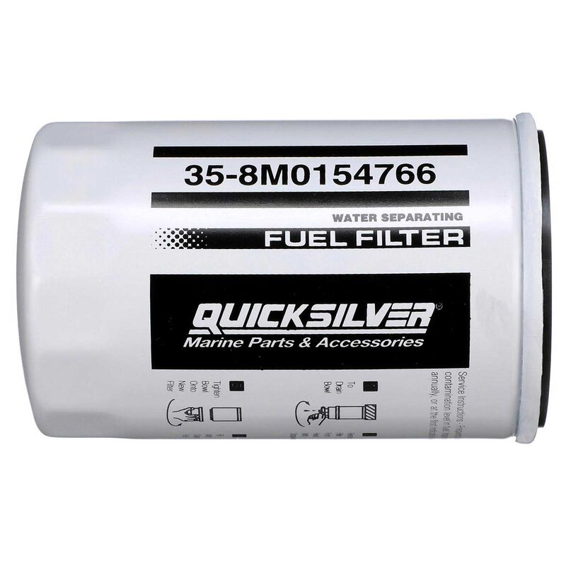 QUICKSILVER 8M0154766 Water Separating Fuel Filter for Select Yamaha 2 ...
