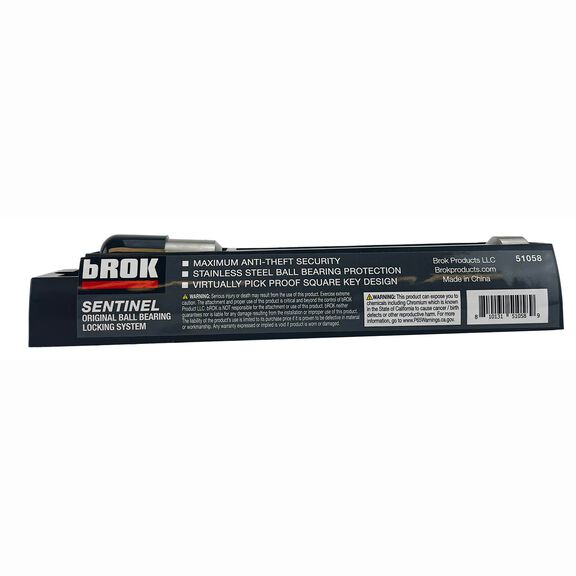 BROK Sentinel Stainless Receiver Lock, Class III/IV/V