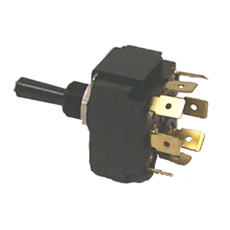 SIERRA Tip Lit Toggle Switch, Mom On-Off-Mom On, DPDT | West Marine