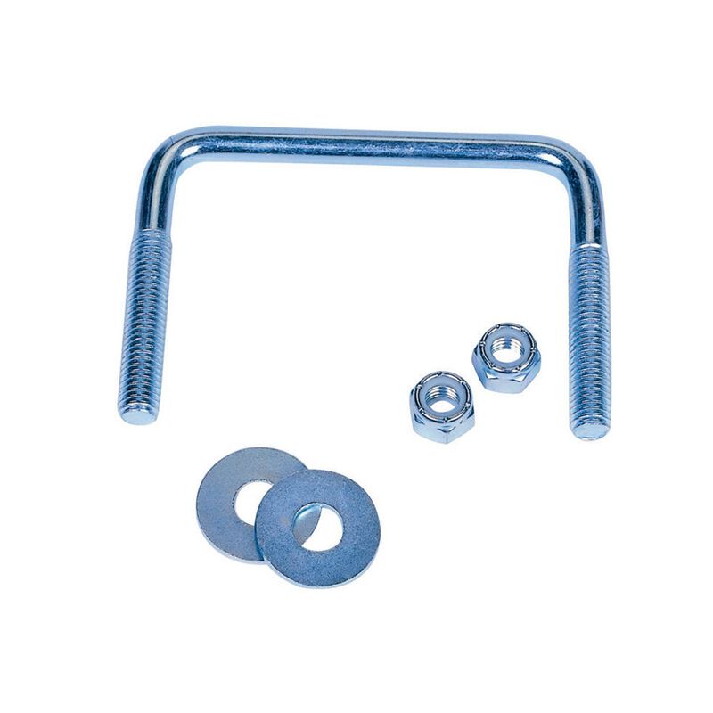 C E SMITH 2 1/8" W X 4" L Square Bend U-Bolt Set | West Marine