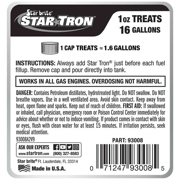 STAR BRITE Star Tron® Gasoline Additive, 8 oz.